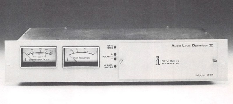 Audio Level Optimizer II - Model 221 | Inovonics Broadcast, Inc.