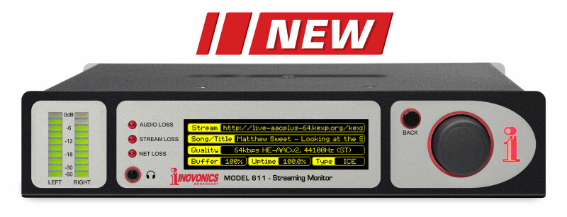 Streaming Monitor - Model 611 | Inovonics Broadcast, Inc.