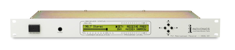 FM Rebroadcast Receiver - Model 631 | Inovonics Broadcast, Inc.