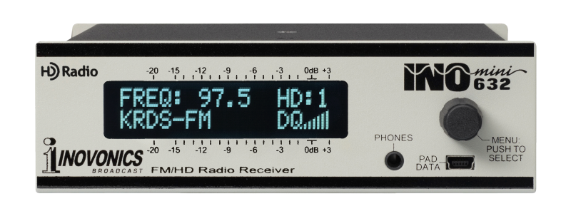 INOmini HD Radio™ Monitor/Receiver - Model 632 | Inovonics Broadcast, Inc.