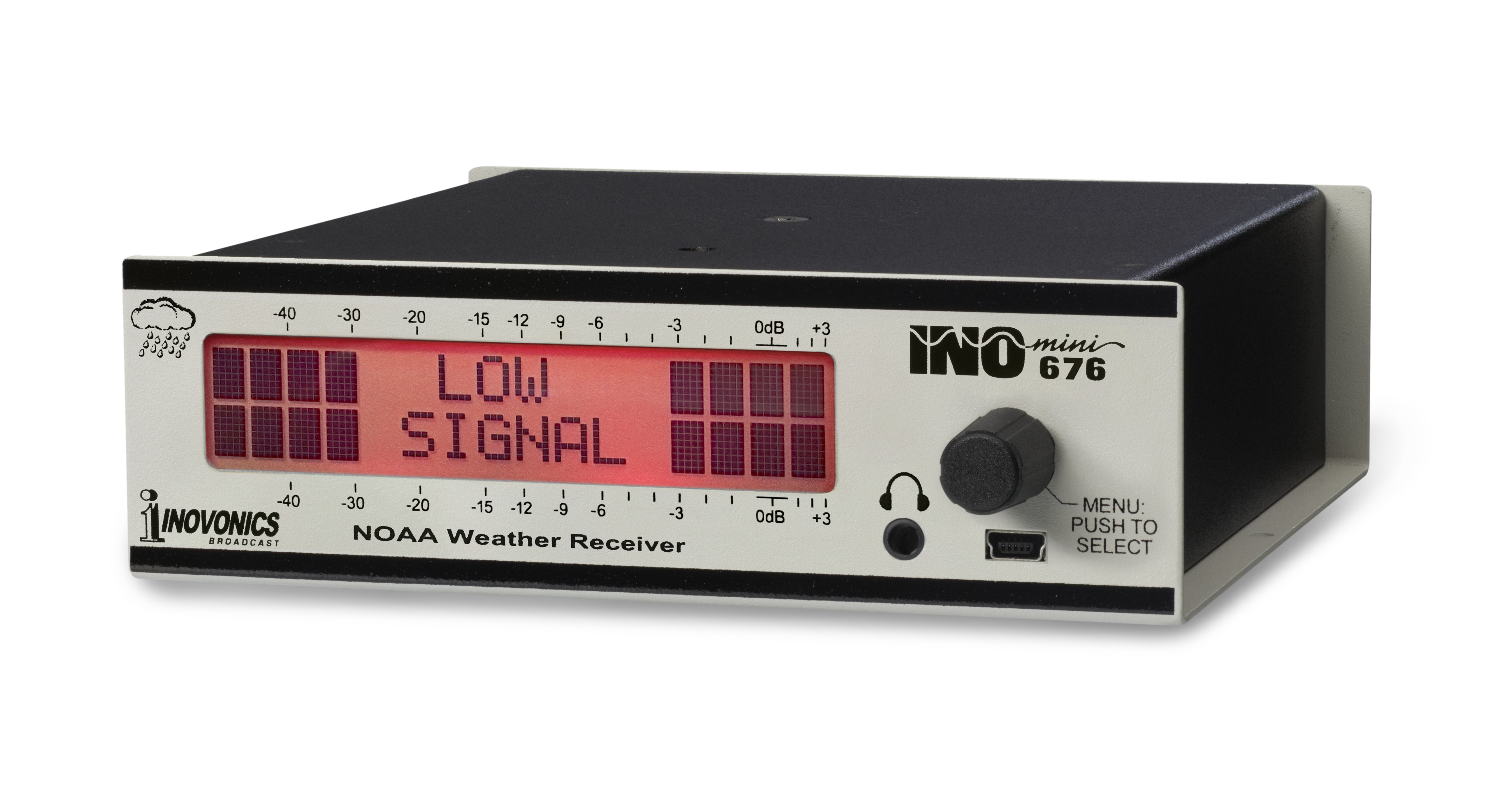 INOmini NOAA Weather Receiver - Model 676 | Inovonics Broadcast, Inc.